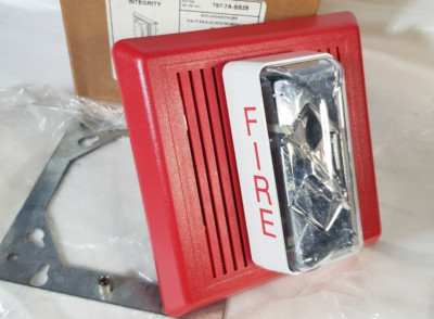 EST 757-7A-SS25 ENHANCED INTEGRITY SPEAKER / STROBE 25V RMS - RED ...