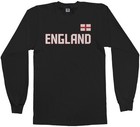 Threadrock Men's England National Team Long Sleeve T-shirt london flag ...