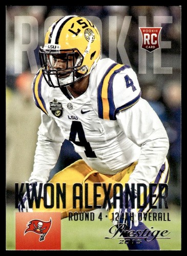 2015 Panini Prestige Kwon Alexander Rookie Tampa Bay Buccaneers #259 | eBay