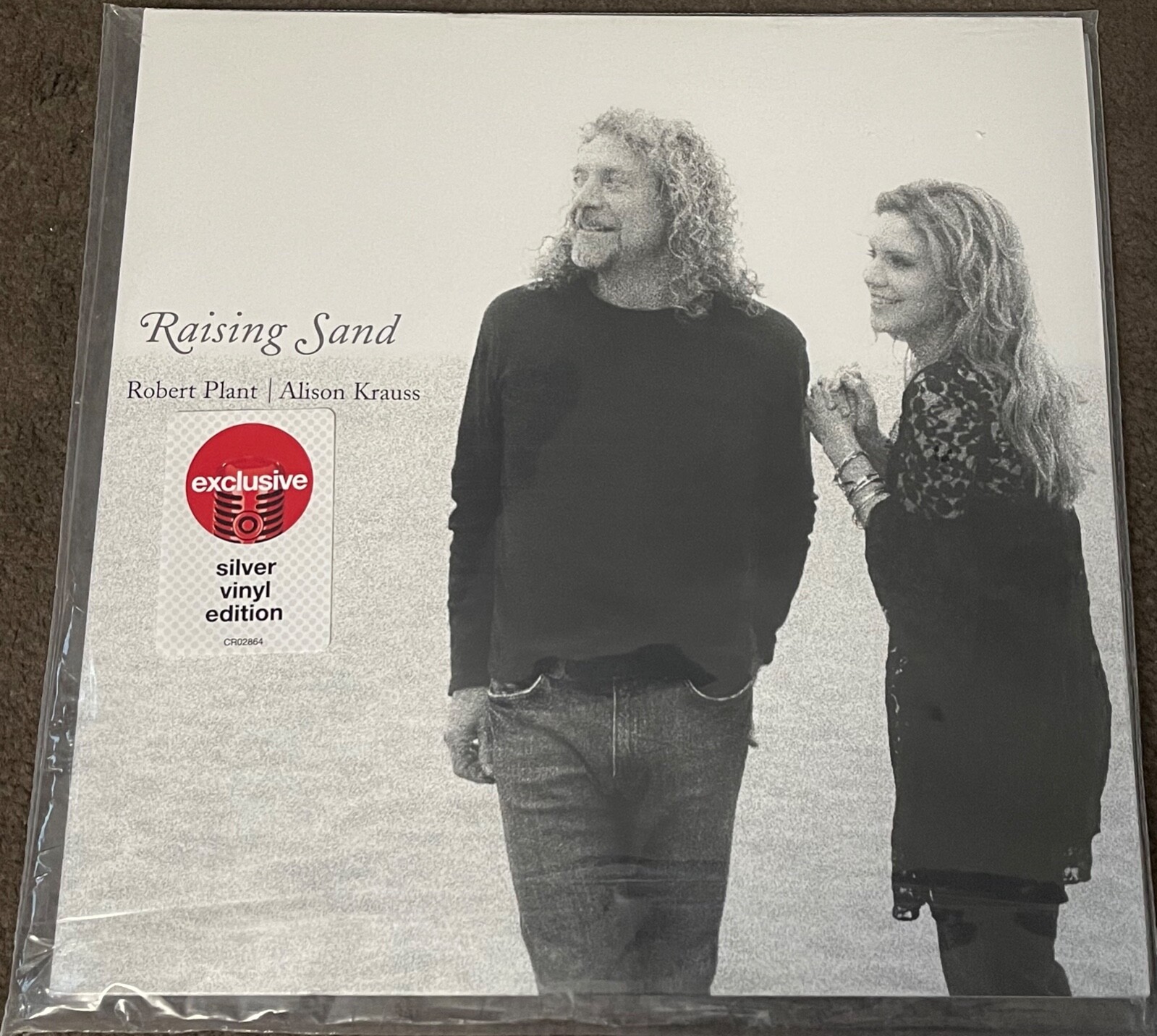 NEW RAISING SAND Robert Plant & Alison Krauss silver Vinyl LP 11661 ...
