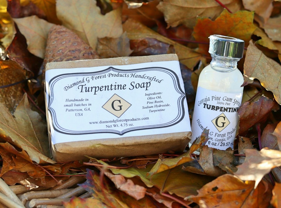 Diamond G Forest Turpentine Soap & 100% Pure Gum Spirit Of Turpentine ...