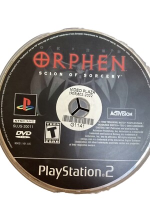 Orphen Scion Of Sorcery Ps2 Game Sony PlayStation 2 Disc Only Action ...