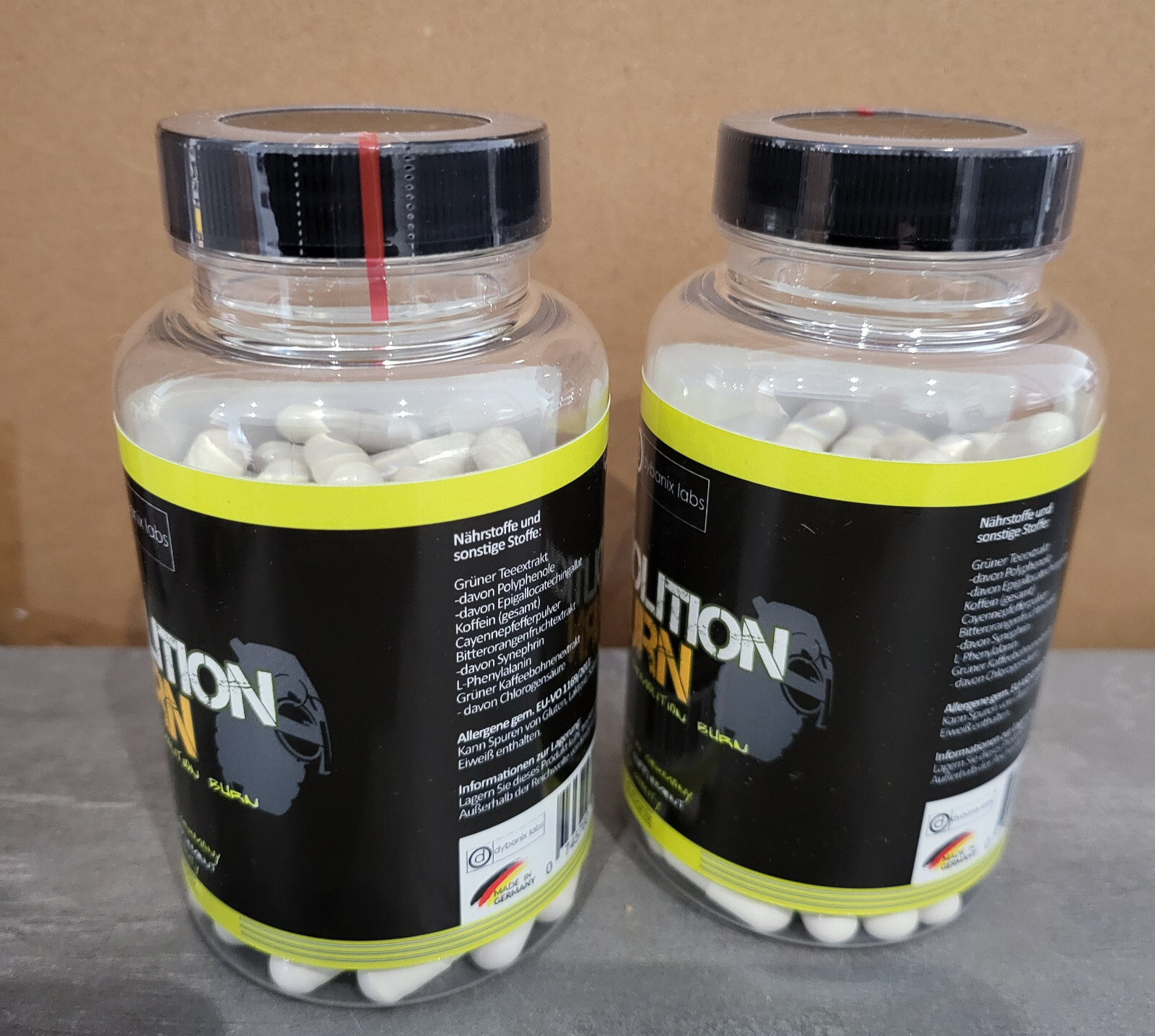 2 Dosen 200 Kapseln Grüntee - Grün kaffee - Synephrin - Kofein- EGCG ...