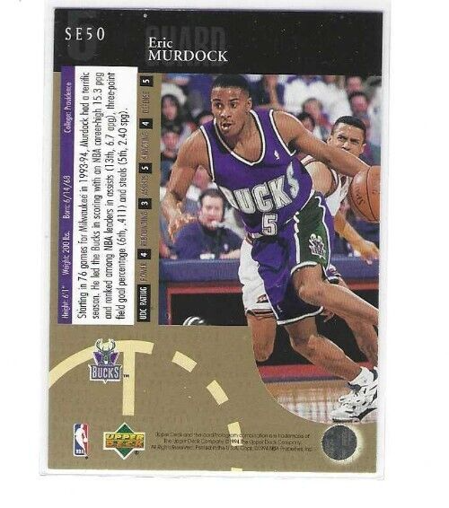 1994-95 Upper Deck - Special Edition Gold #SE50 Eric Murdock for sale ...
