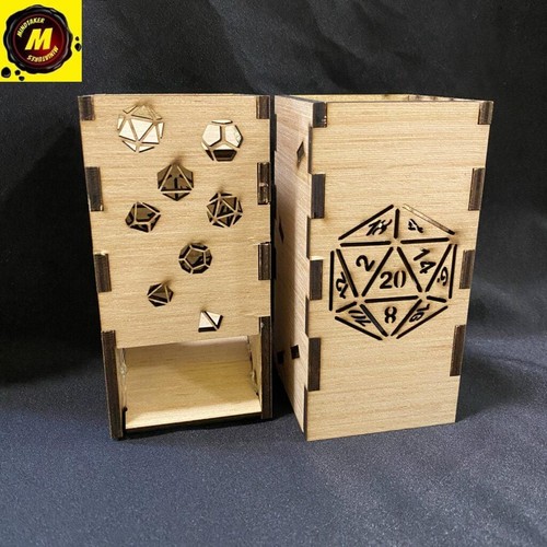 Mini Light-up Dice Tower - #DEL005 - Mats & Trays | eBay