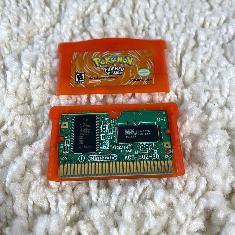Pokemon: FireRed Version (Nintendo Gameboy Advance, 2004) GBA Authentic ...