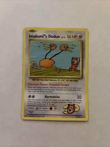 Pokémon Card Imakuni?’s Doduo 112/108 Evolutions | eBay