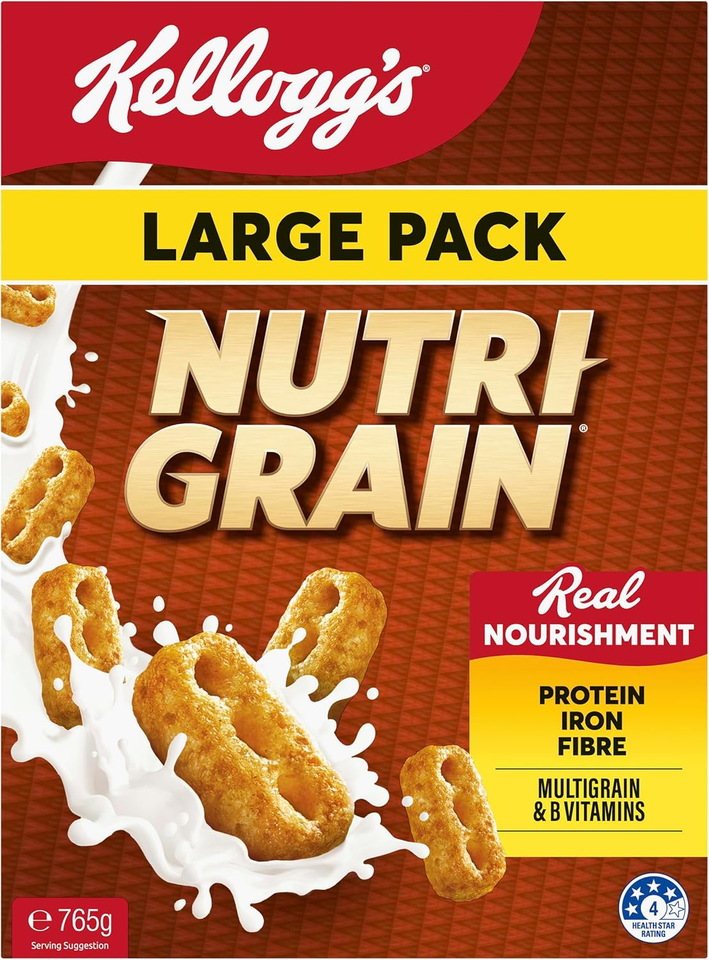 Nutri-Grain Protein Breakfast Cereal, 765G | eBay Australia