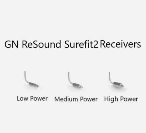 GN ReSound SureFit2 2C Receivers For Hearing Aids - Powers LP MP HP ...