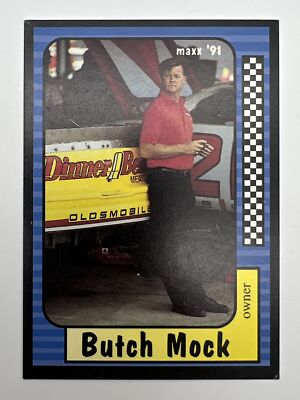 Butch Mock #125 of 240 - Maxx Racing Card - 1991 Maxx Collection - NM ...
