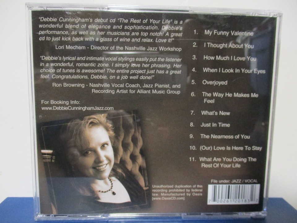 DEBBIE CUNNINGHAM - Rest Of Your Life - CD - MINT condition - E22-2513 ...