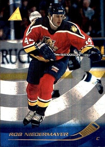 1995-96 Pinnacle RINK COLLECTION #100 Rob Niedermayer FLORIDA PANTHERS ...