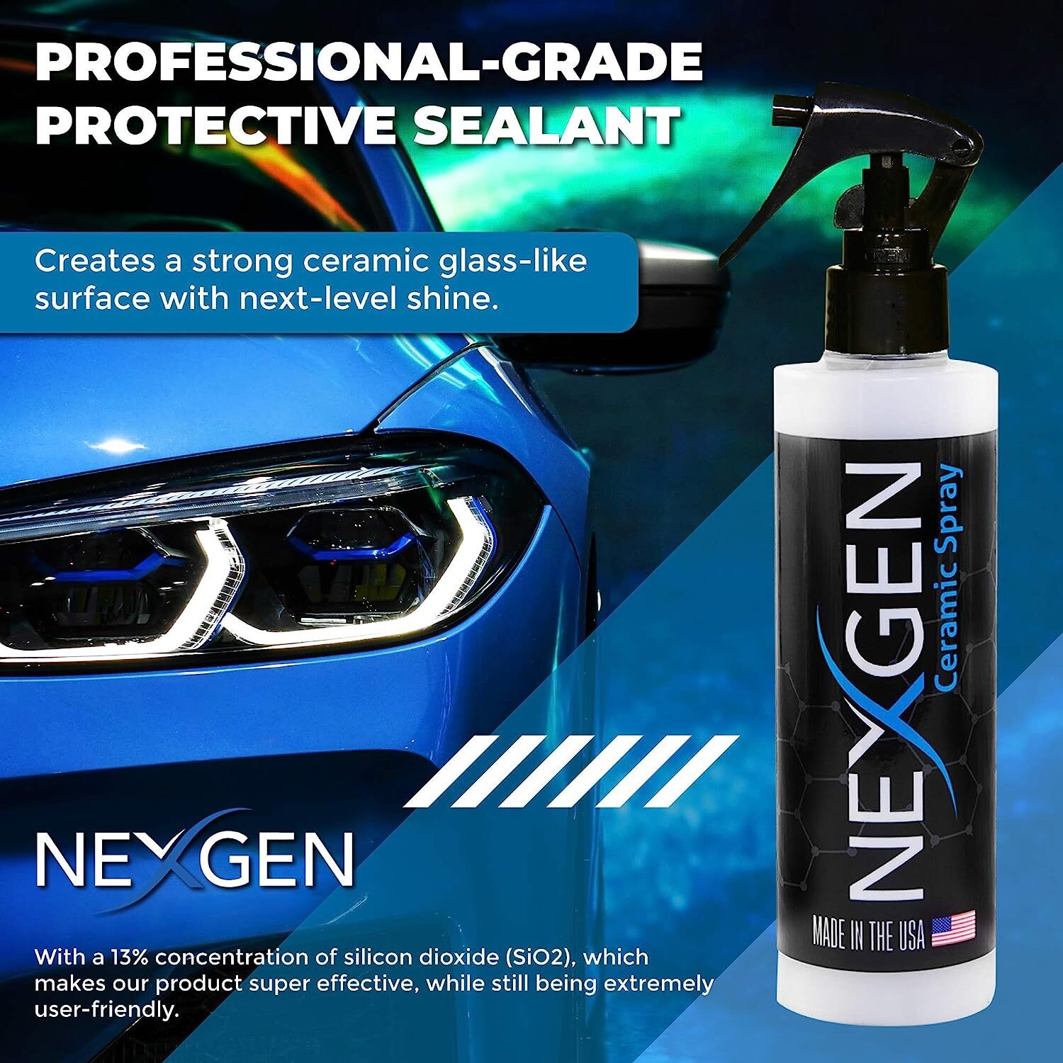 Nexgen Ceramic Spray Silicon Dioxide Easy to Apply Ceramic Coating ...