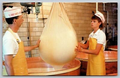 OHIO SWISS CHEESE SUGARCREEK DAIRY MUELLERS HOUSE dipping CURD vtg ...