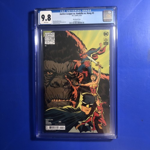 JUSTICE LEAGUE VS GODZILLA VS KONG #5 CGC 9.8 1ST PRINT CHO VARIANT ...