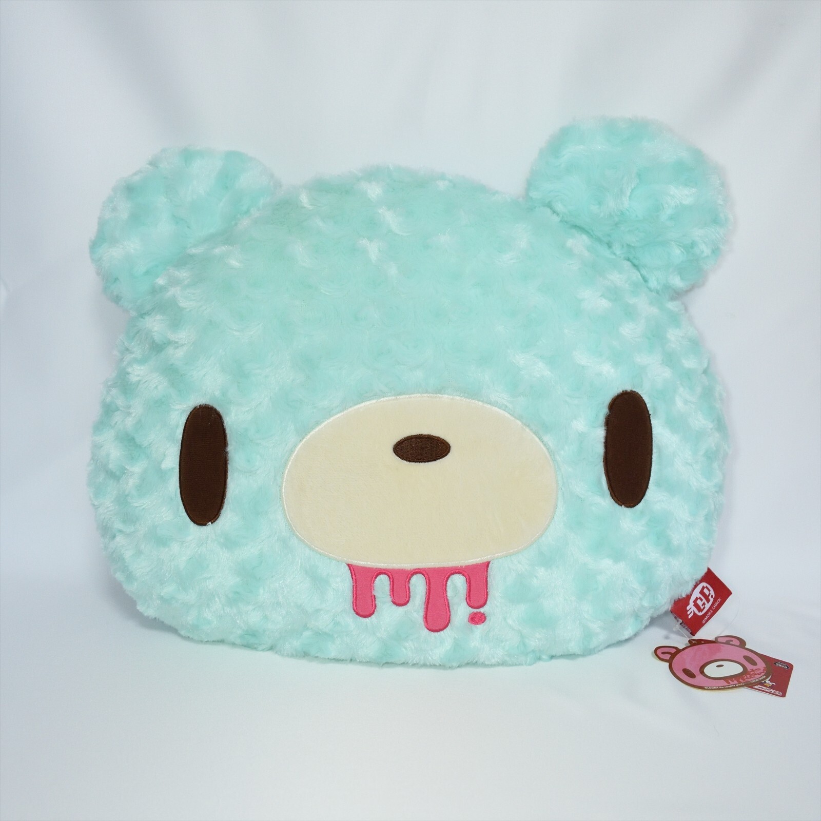 Chax-GP Gloomy Bear Plush CGP-386 Face Shaped Cushion Fluffy Green ...