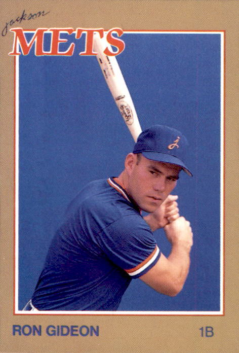 1988 Jackson Mets Grand Slam #1 Ron Gideon Hallsville Texas TX Baseball ...
