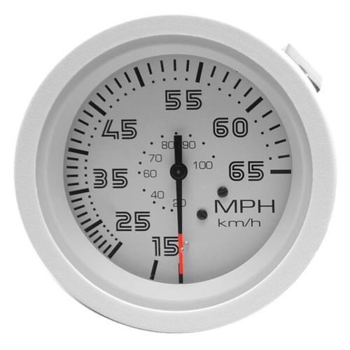 Teleflex Boat Speedometer Gauge 67513PH | Sportsman White 65 MPH | eBay