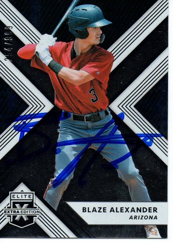 Blaze Alexander Arizona Diamondbacks 2018 Panini Elite Autographed ...
