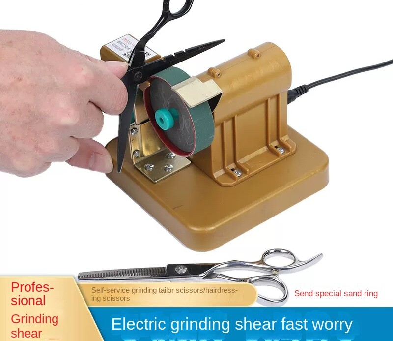 Hairdresser Self - Grinding Scissors Machine Flat Shear Tooth Shear ...
