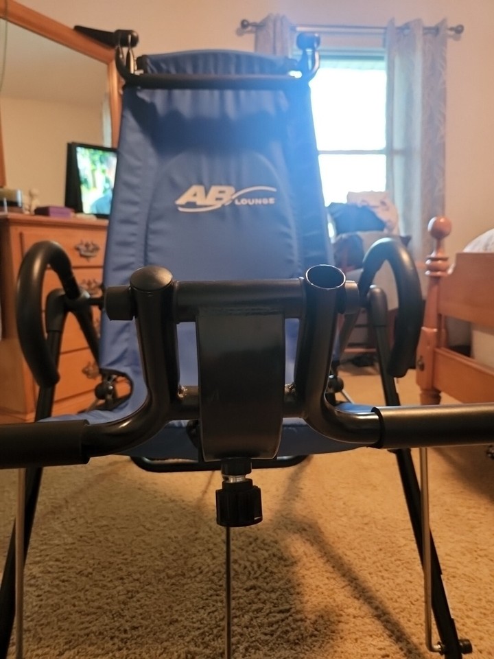 AB Lounge Sport Abdominal Workout Fitness Exercise Blue Lounger Chair ...