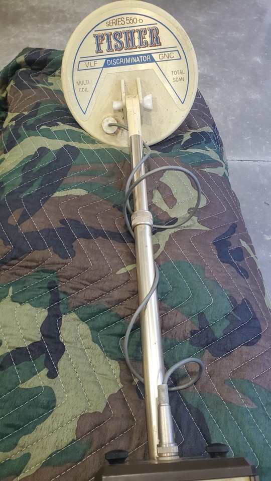 DISCRIMINATOR FISHER METAL DETECTOR VLF 555-D - Powers Up. | eBay
