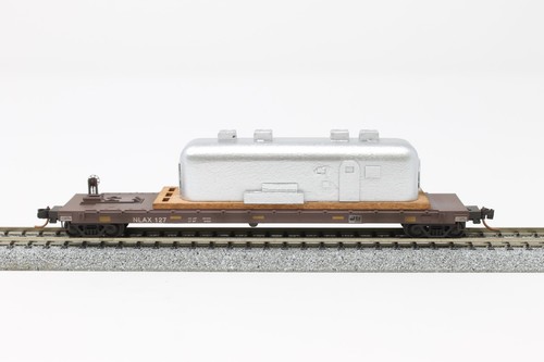 N Scale Micro Trains 06400170 57' Converted Flat Car w/ Load NASA #5 ...