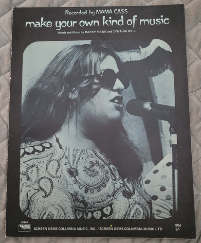 1969 MAKE YOUR OWN KIND OF MUSIC Mann & Weil MAMA CASS Elliot Papas ...