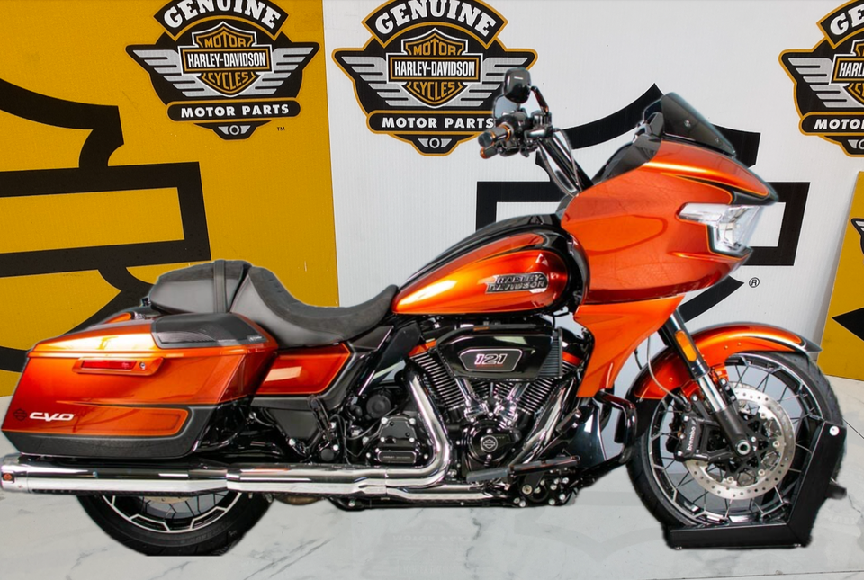 OEM HD CVO 08-26 OEM Harley Touring Fuel Gas Tank Emblems Black Chrome ...