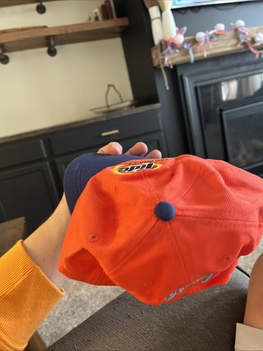 Tide Racing Hat Strapback Cap Orange Blue Downy Scrunchcap VINTAGE | eBay