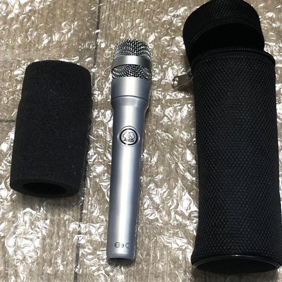 AKG Elle C Condenser Mic Silver Used Made in Austria Microphone | eBay ...
