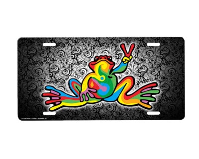Peace Frog license plate | eBay