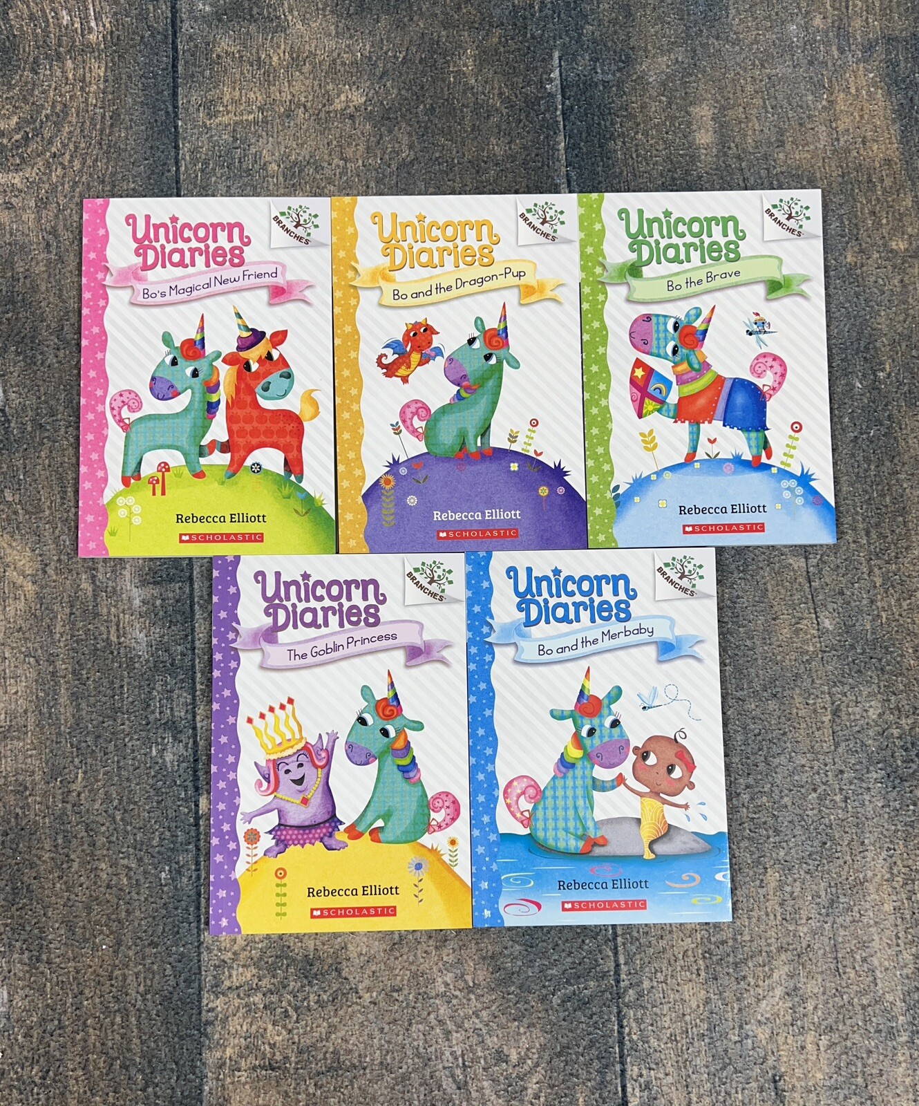 Unicorn Diaries Books 1-5 Box Set & Book 9 Rebecca Elliot, Children’s ...