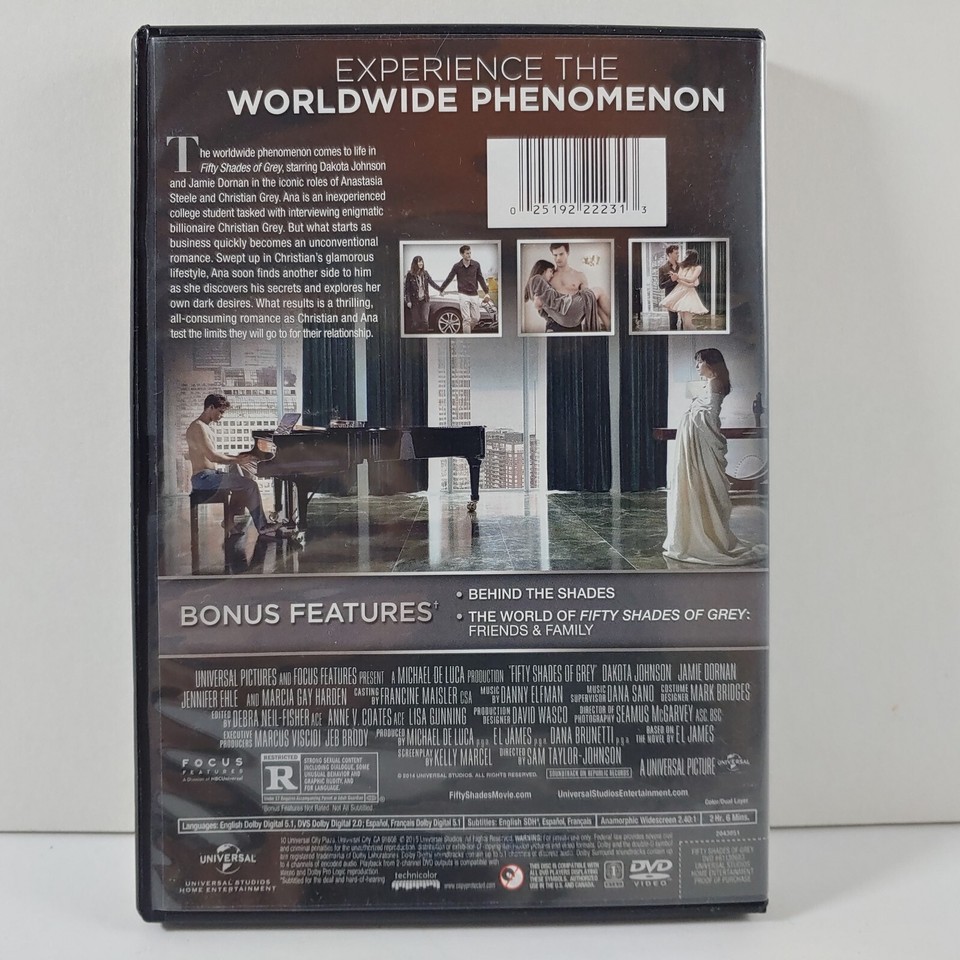 Fifty Shades of Grey (DVD, 2015) 25192222313 | eBay