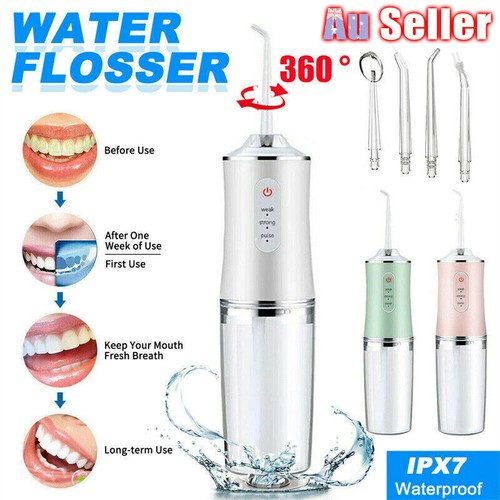 Cordless Oral Irrigator Water Jet Dental Teeth Flosser Tooth Cleaner 4 ...