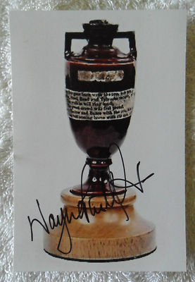 WAYNE PHILLIPS CRICKET SIGNED IN PERSON 10 x 15cm PHOTO COA "BUY ...