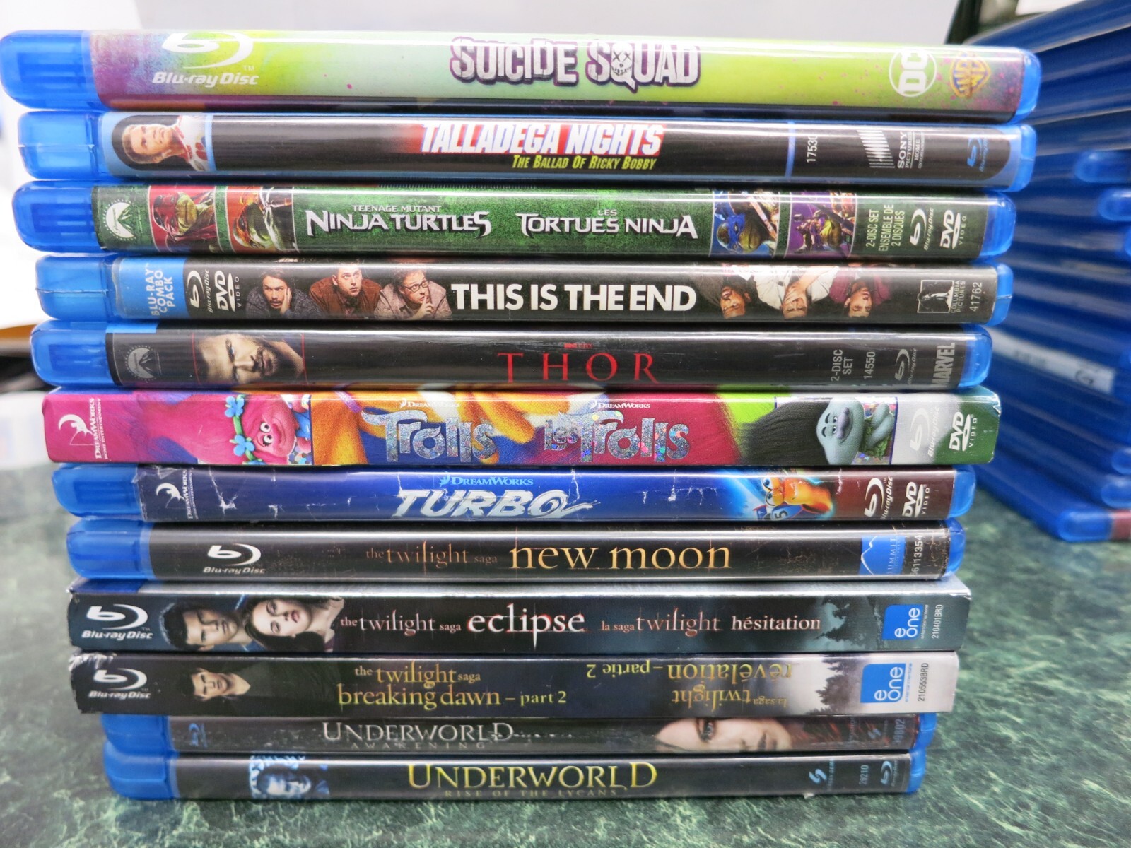 Lot of 12 Pre-Owned Blu-rays - Shelf Pulls - All Genres - FREE S&H #10 ...