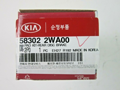 New OEM Rear Brake Pads Kit for 13-16 Santa Fe 14-15 Sorento 2Wd OE ...