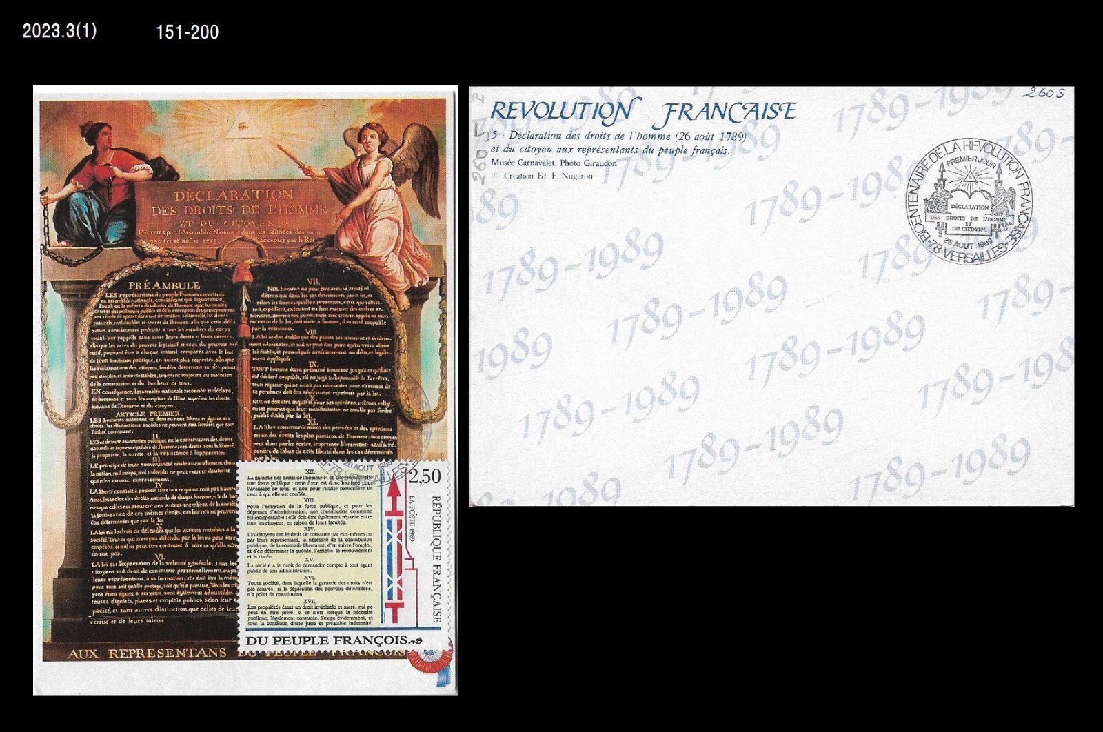 History,French Revolution,democracy,France 1989 Maximum Card | eBay