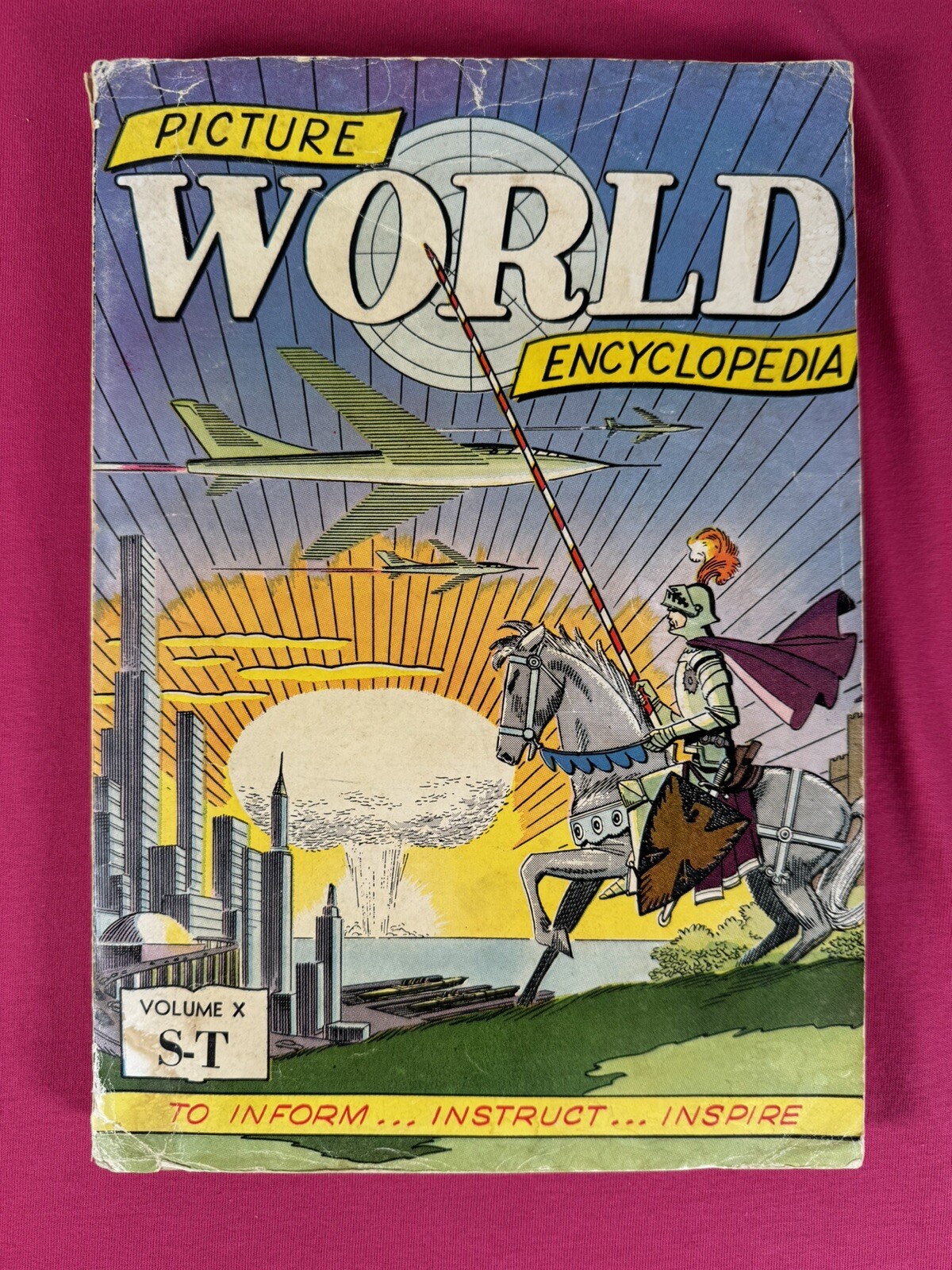 1959 PICTURE WORLD (First Comic Book) Encyclopedia Vol. X #10 S-T ...