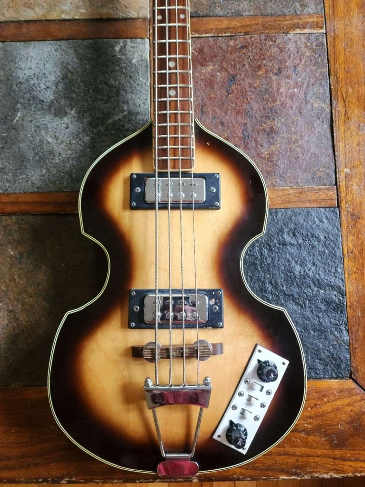 Conqueror vintage viola Hofner-style Beatle bass MIJ | eBay