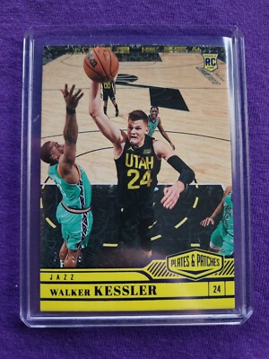 2022-23 Chronicles Plates And Patches Walker Kessler Blue Utah Jazz /99 ...