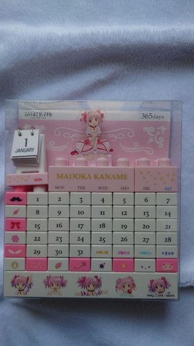 ANIPLEX Puella Magi Madoka Magica Madoka Block Calendar Perpetual ...