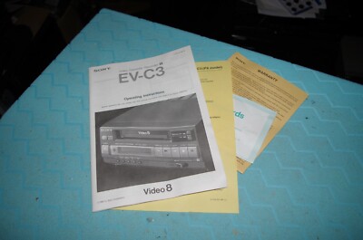 Sony EV-C3 Manual | eBay
