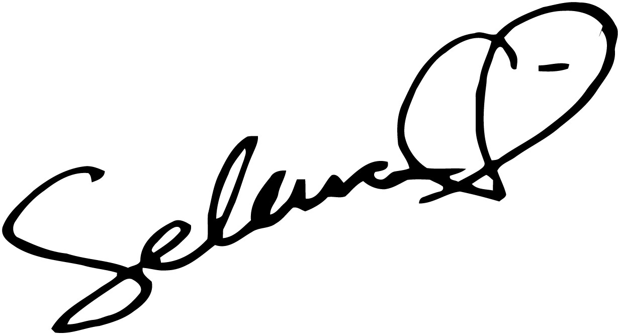 Selena 4" Sticker VINYL DECAL car window bumper laptop signature logo ...