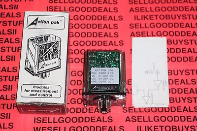 Action Pak 4300-107 Isolating Signal Conditioner 9-Pin 24VDC | eBay