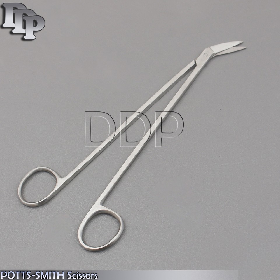POTTS-SMITH Scissors 7.5 in. angled 60 degrees, 20 mm blade Cardio ...