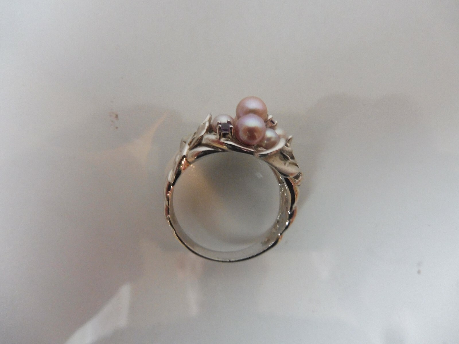 Noble Ring, 925 Silver With Pearls And Stones, Size 63 | eBay