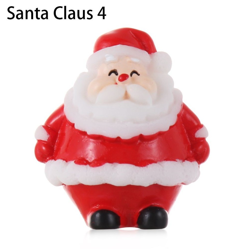 Micro Landscape Santa Claus Miniature Snowman Xmas Tree Christmas Figurines | eBay Australia