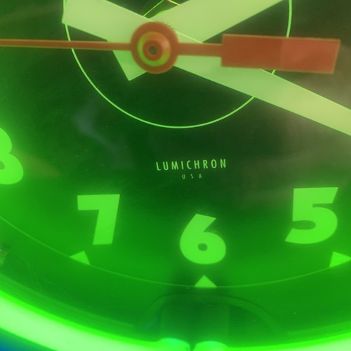 Vintage Lumichron 12D Neon Wall Clock 2001 12 Inch Diameter | eBay